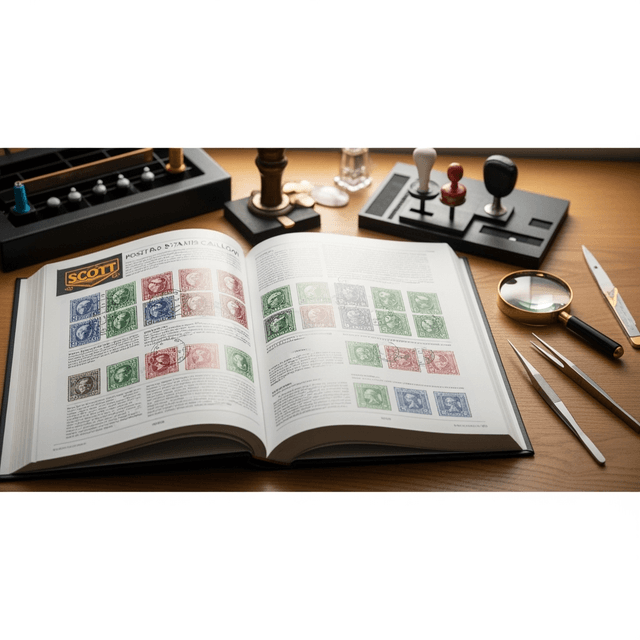 Scott Catalog Guide: Complete Stamp Identification and Valuation System ...